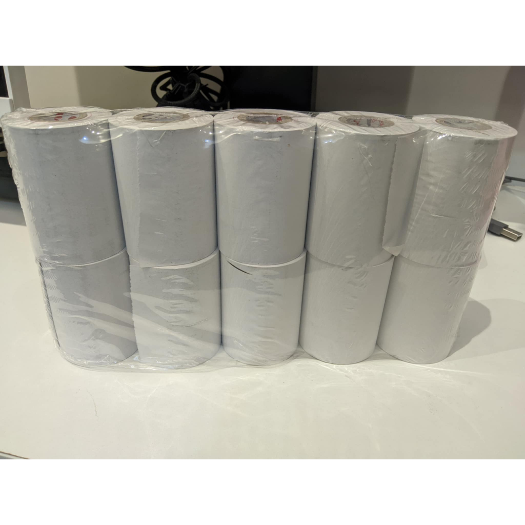 10pcs Thermal Rolls 57mm x 30mm Thermal Paper for Thermal Printer ...