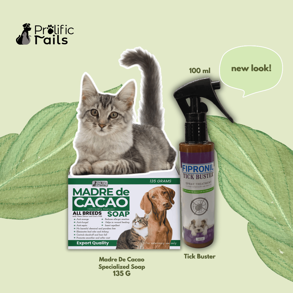 TBS 2.0 Tick Buster Fipronil Spray Treatment 100ML with Madre de Cacao ...