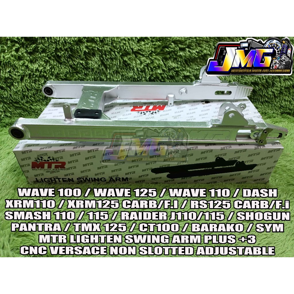 MTR LIGHTEN SWING ARM CNC VERSACE NON SLOTTED WAVE/XRM/DASH/RS125/SMASH ...