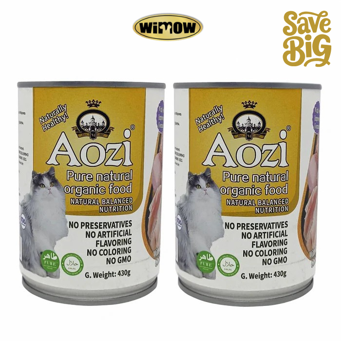Aozi Chicken Wet Cat Food 430g (2 cans) | Shopee Malaysia