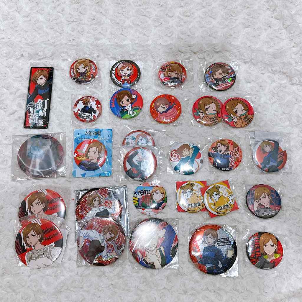OFFICIAL Jujutsu Kaisen JJK Kugisaki Nobara Can Badge Pin | Shopee Malaysia