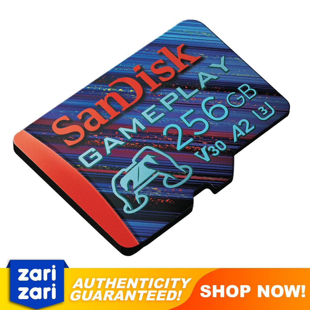 SanDisk GamePlay microSD Card for Mobile and Handheld Console Gaming 256GB | Shopee Malaysia
