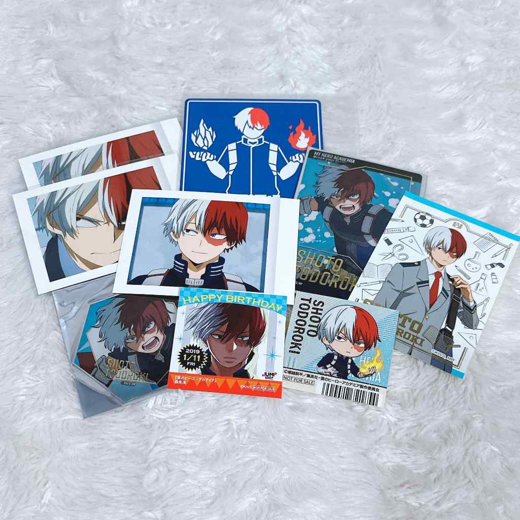 OFFICIAL My Hero Academia MHA BNHA Boku No Todoroki Shoto Paper Merch ...