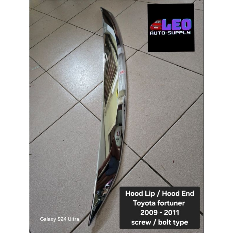 Hood lip hood end Toyota Fortuner 2009 - 2011 bolt type | Shopee Malaysia