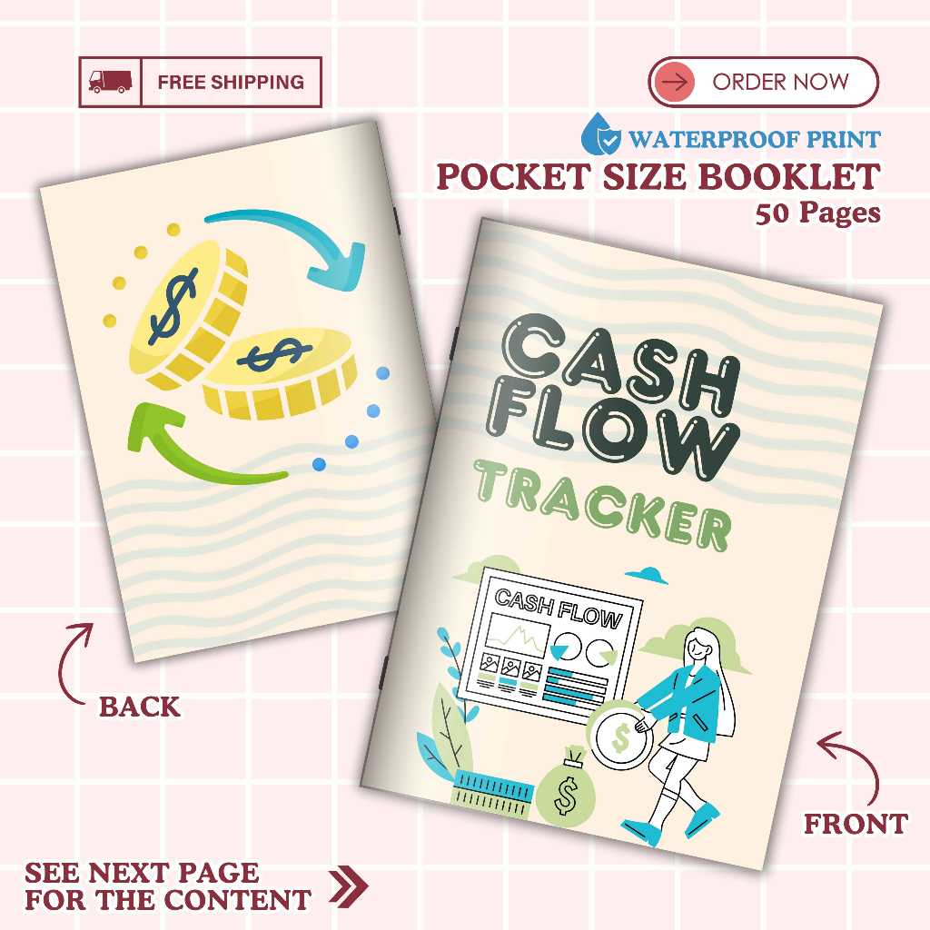 Cash Flow Tracker Pocket Size Stapled Booklet 25 Sheets (50 Pages ...