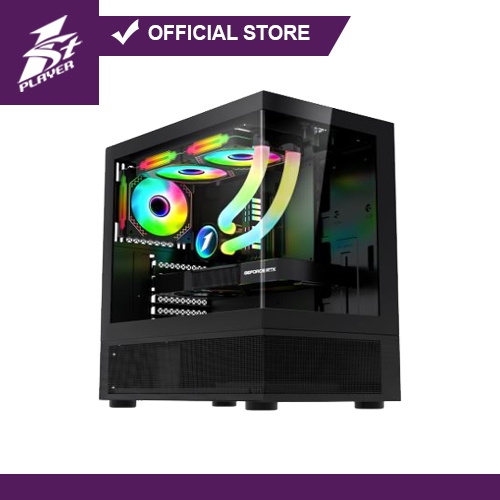 1STPLAYER MIKU MI7-A GAMING CASE W/TG FRONT & SIDE/ W/USB3/ATX (BLACK ...