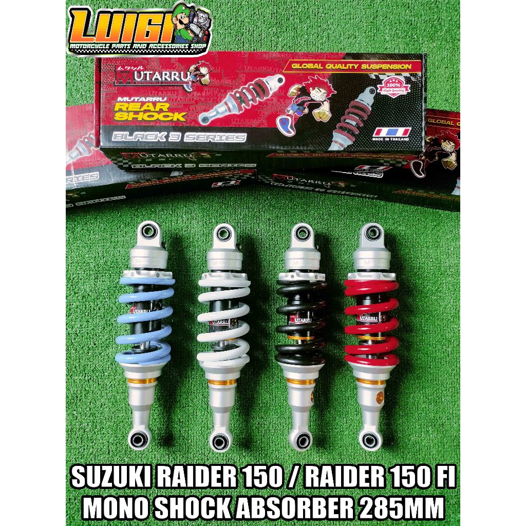 MUTARRU SUZUKI RAIDER 150 CARB / RAIDER 150 Fi MONO SHOCK ADJUSTABLE ...