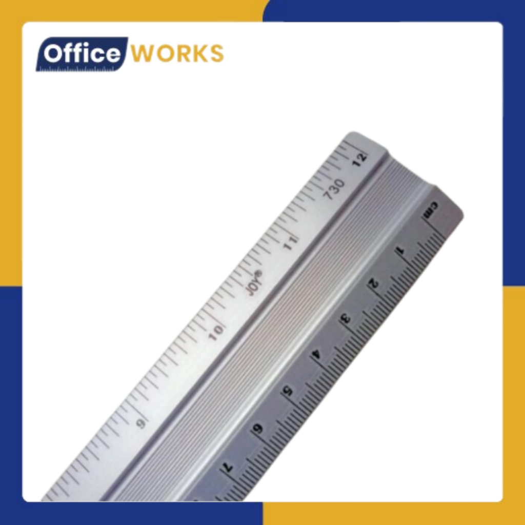 Aluminum Hard Metal Ruler 12inches / 30cm | Shopee Malaysia
