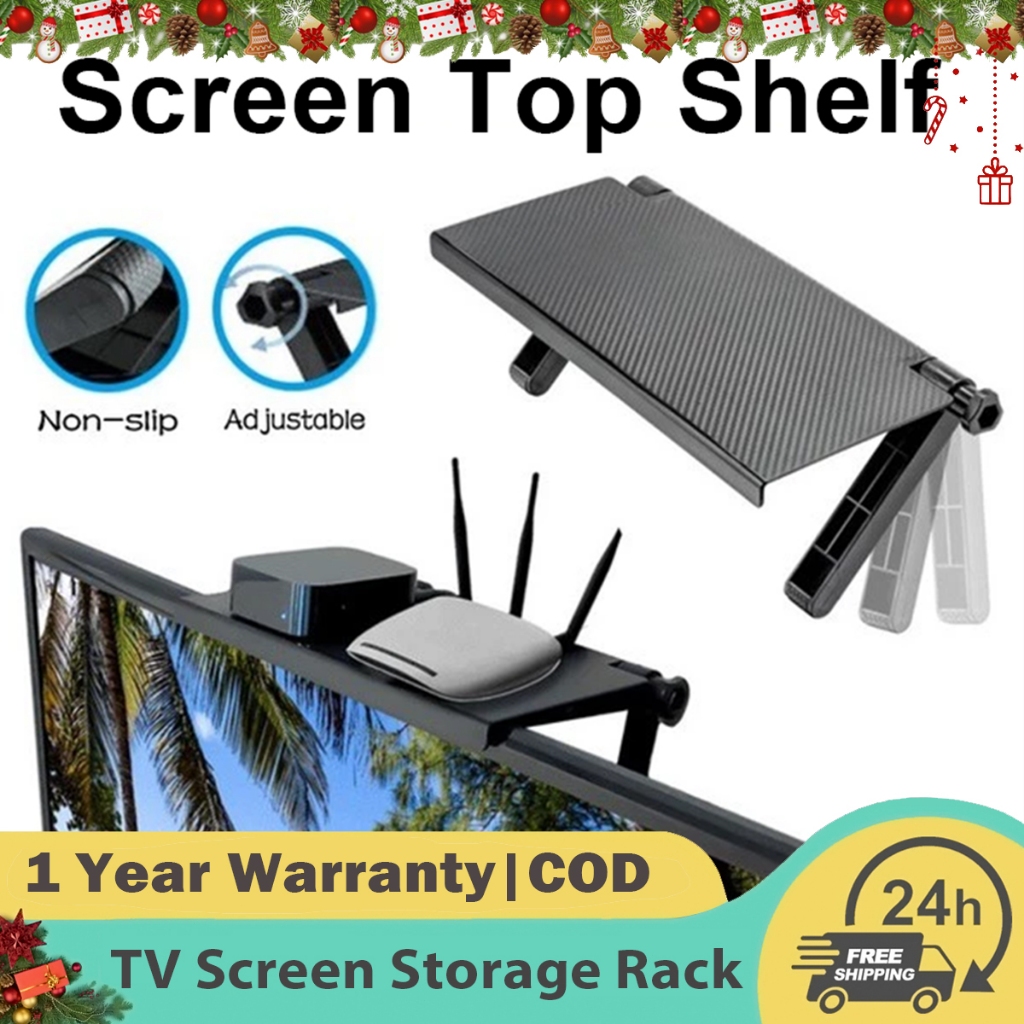 Adjustable Computer Monitor Desktop Stand TV Screen Storage Rack TV ...