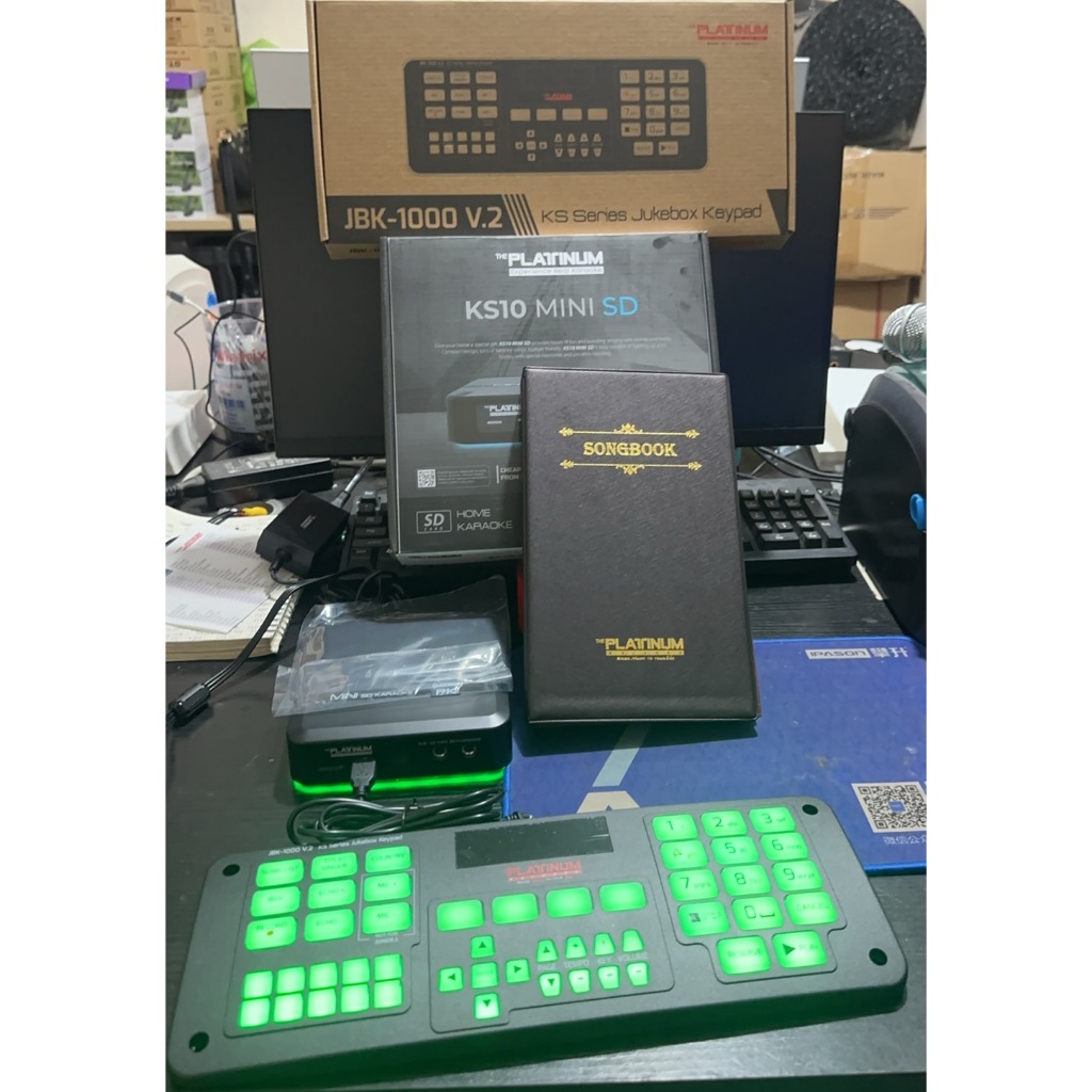 Platinum KS-10 Mini 32GB SD Card Karaoke Player 23,000+ English and OPM ...