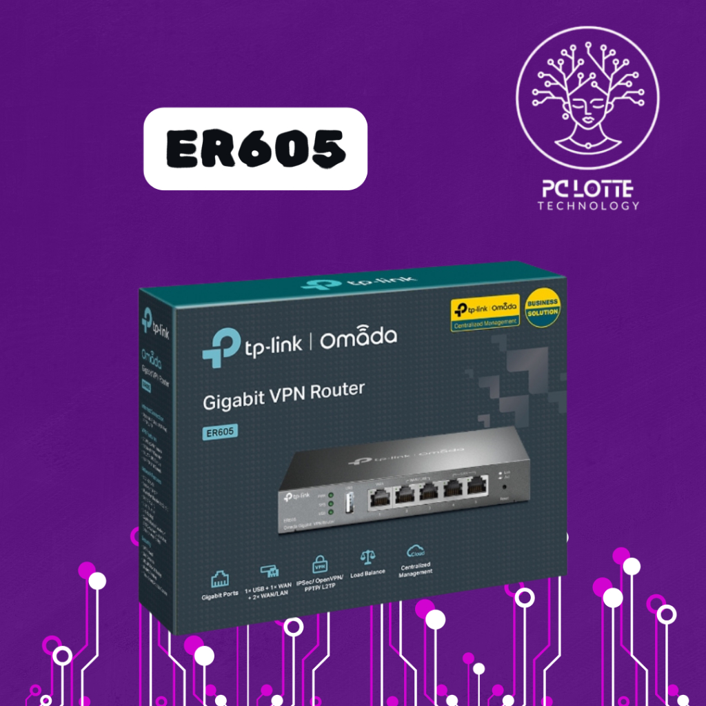 TP-Link ER605 Omada Gigabit VPN Router | Shopee Malaysia