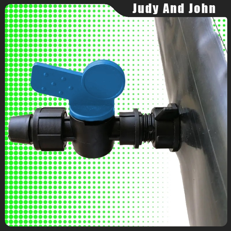 DRIP VALVE Tape Lock nut by pass Irrigation 16mm Hose Connector with ...