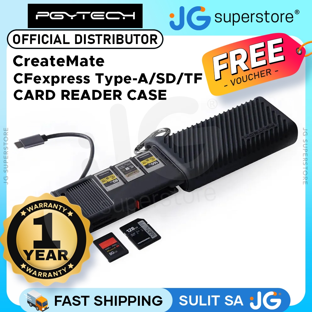 PGYTECH CreateMate CFexpress / CF Express Type-A/B + SD & TF to USB 3.2 ...