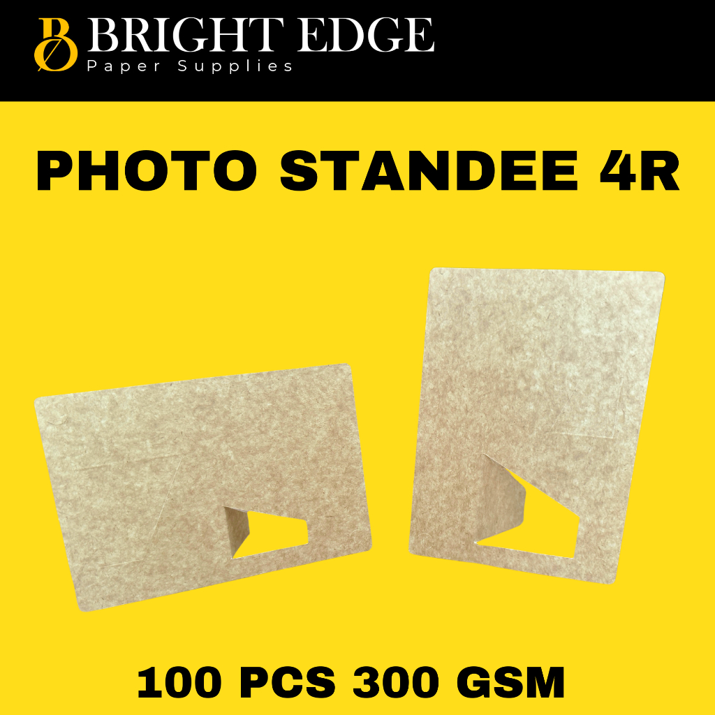Photo Standee 4R (PLAIN) Craft Paper/Carrier Board Dual Stand 300gsm ...