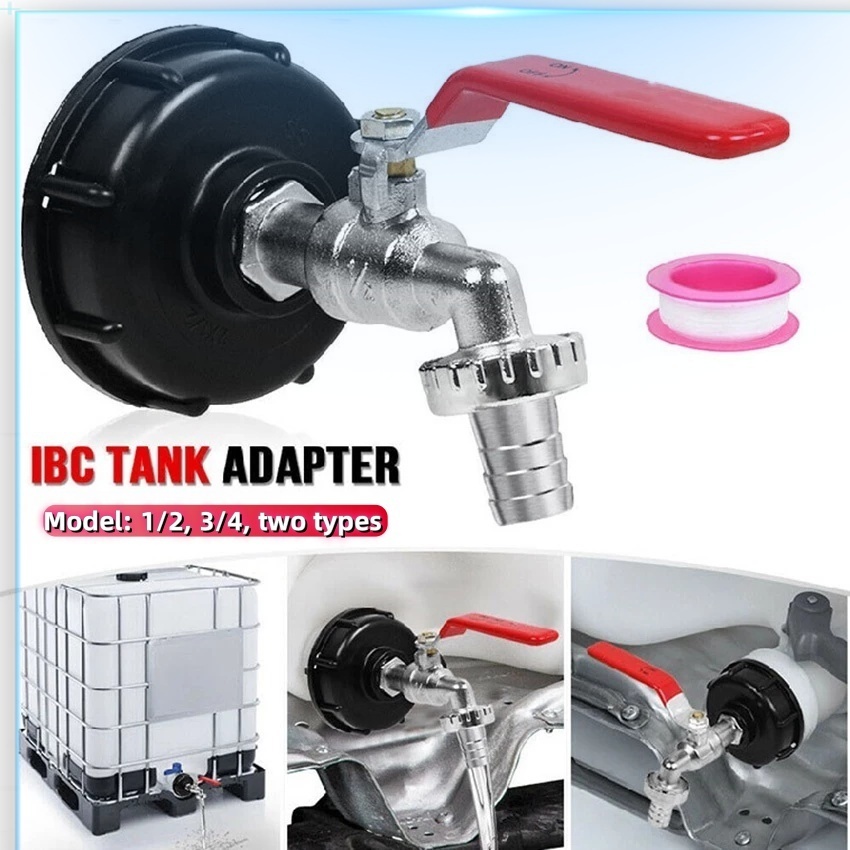 Ibc Tank S60*6 To 1/2'' 3/4'' Ibc Tank Adapter/Ibc Tank Connector/Ibc ...