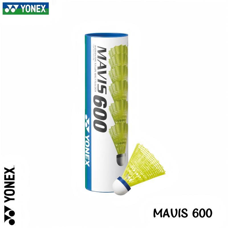 Yonex Mavis 600 Badminton Nylon Shuttlecock (S1/RO)Nylon Ball Training ...