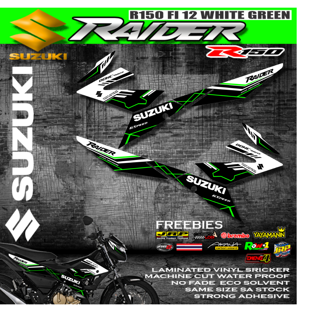 Raider 150 Fi Decals Sticker With Freebies 2025 Design | Shopee Malaysia