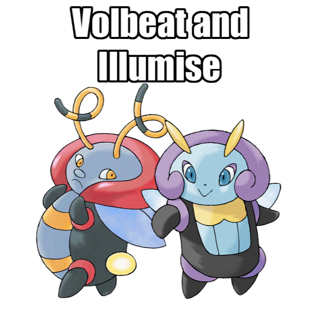 Volbeat & Illumise Pokemon Cards TCG ( 3rd Gen Pokemon) | Shopee Malaysia
