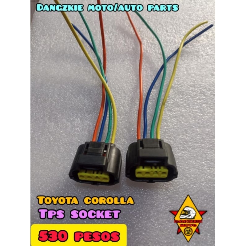 TOYOTA COROLLA BIGBODY 4AFE GEN 2 TPS SOCKET ( 4PIN ) | Shopee Malaysia