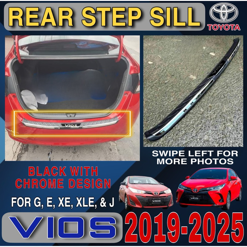Toyota Vios 2019-2025 Two tone Rear Step sill | Shopee Malaysia