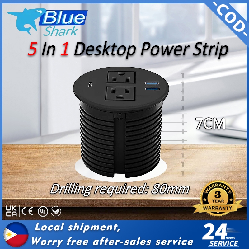 Table Outlet Socket desk power socket with PD 20W USB C Recessed Power ...