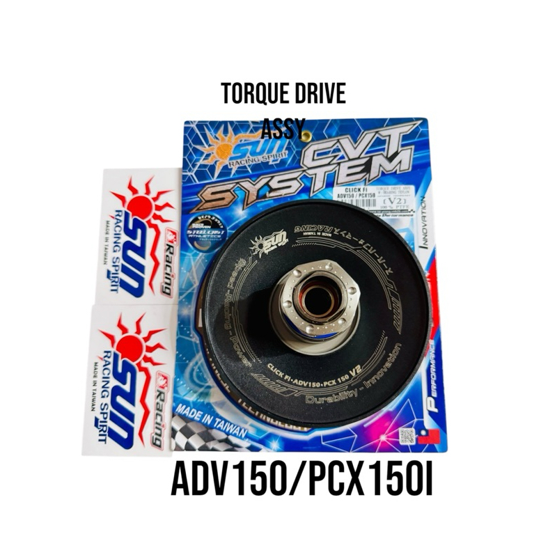 SUN RACING SPIRIT TORQUE DRIVE ASSY ADV150/PCX150 WITH BEARING TEFLON ...