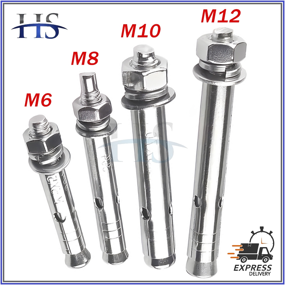 (Price 1pcs) 304 STAINLESS Dyna Bolt Stainless Expansion Bolt Dyna Bolt ...