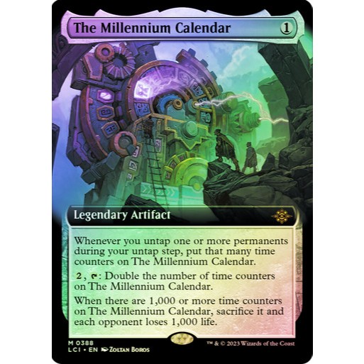 The Millennium Calendar MTG - LCI (Extended Art Foil) | Shopee Malaysia