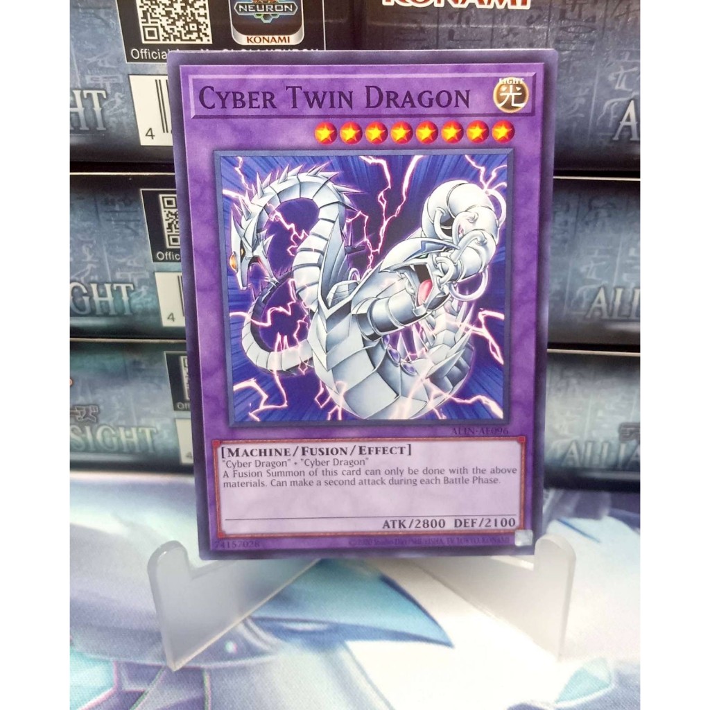 ALIN-AE096 Cyber Twin Dragon YUGIOH CARD | Shopee Malaysia