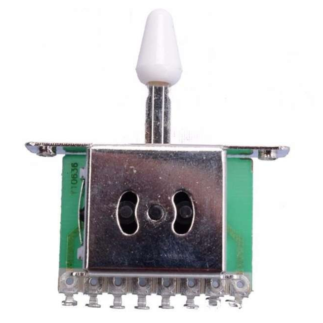 Fender 5 Way Switch Yellow Cap Toggle Switch. New Look( BLACK CAP ...