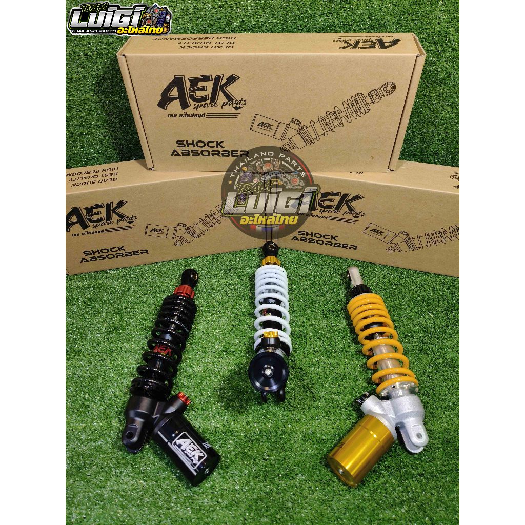 AEK REAR SHOCK ABSORVER INVERTED ADJUSTABLE 300MM CLICK / MIO / BEAT ...
