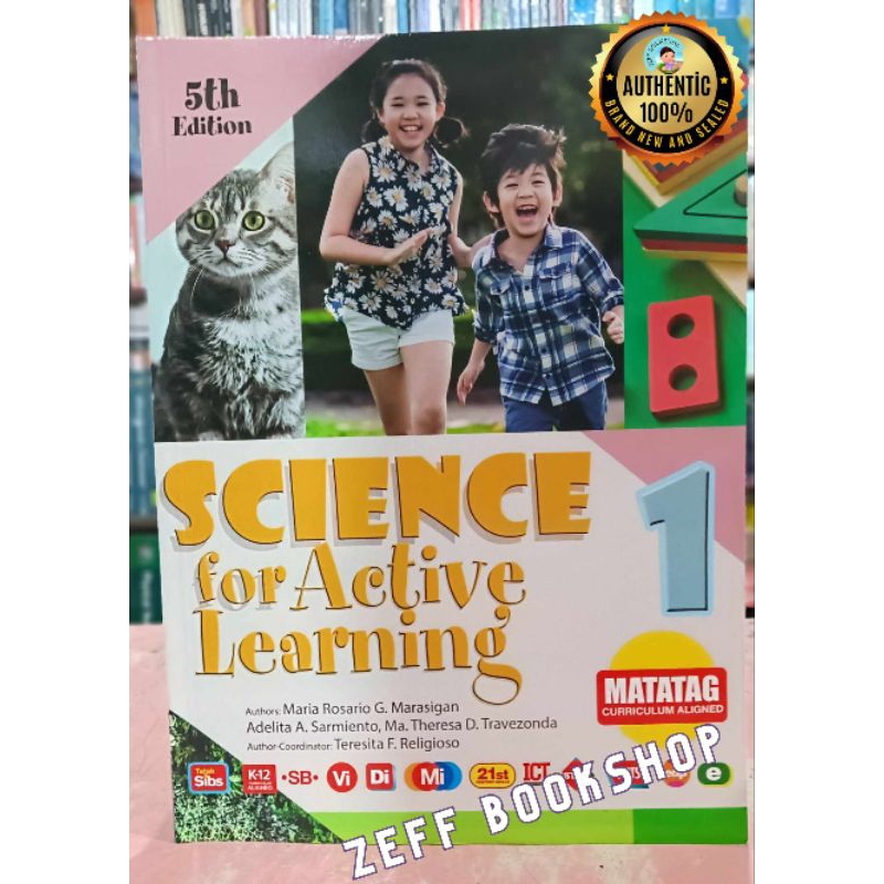 Science for Active Learning 5th Edition 2024 Grade 1 Matatag by Sibs ...