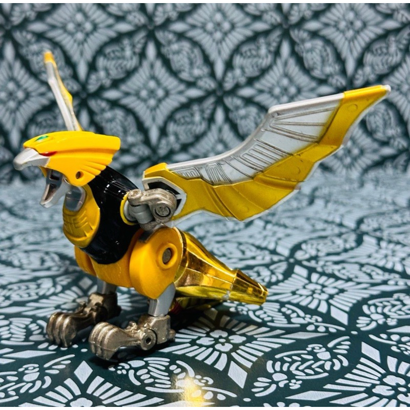 Power Rangers Wild Force DX Yellow Eagle Megazord Zord Gao Ranger ...