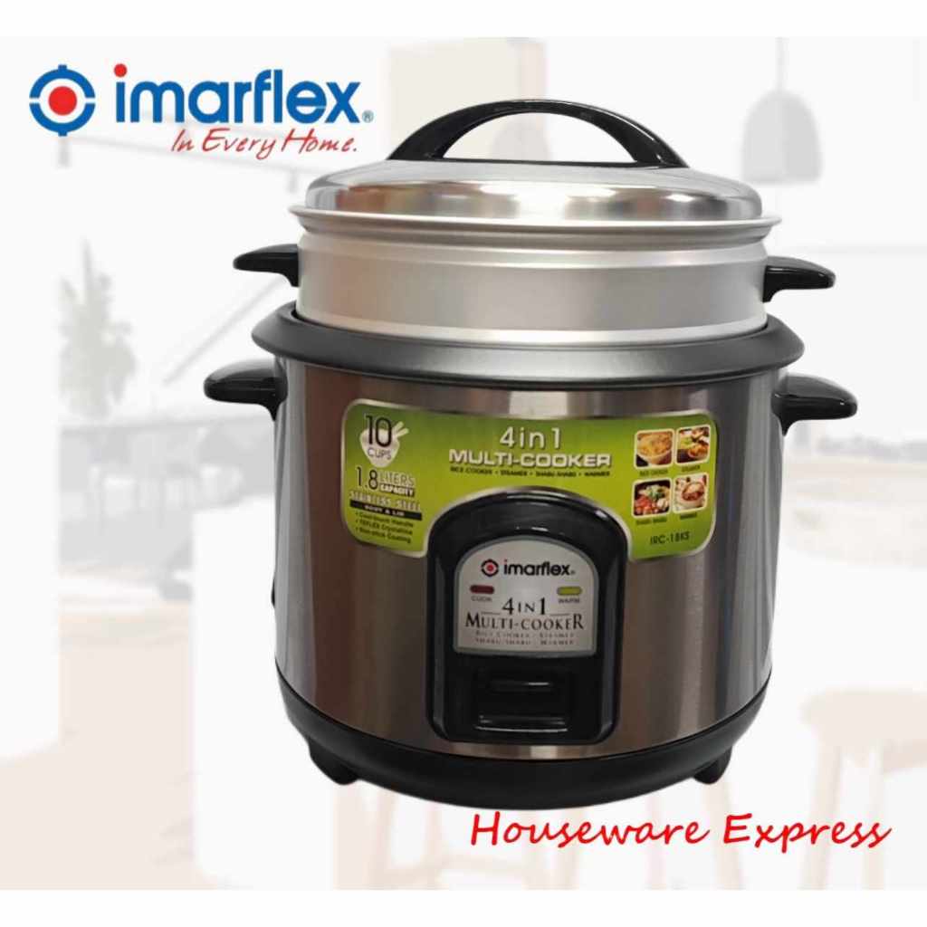 Imarflex IRC-18KS 4-in-1 Rice Cooker - 1.8L / 10 Cups IRC-18KS ...