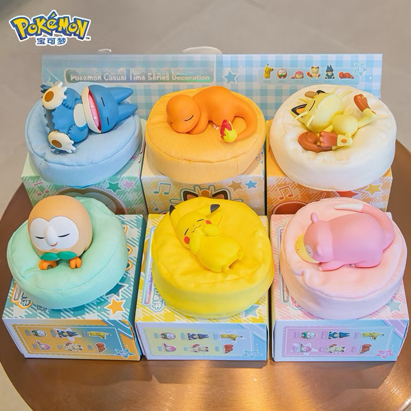 Pokemon Casual Time Series Figure - Pikachu Charmander Rowlet Meowth ...