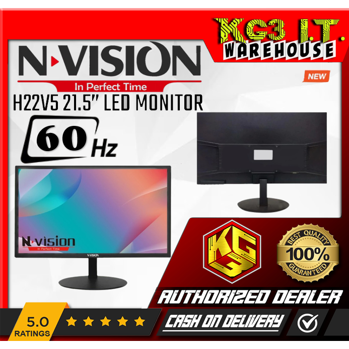 Nvision H22V8 21.5 Led Monitor 60Hz TN Panel Monitor | Shopee Malaysia