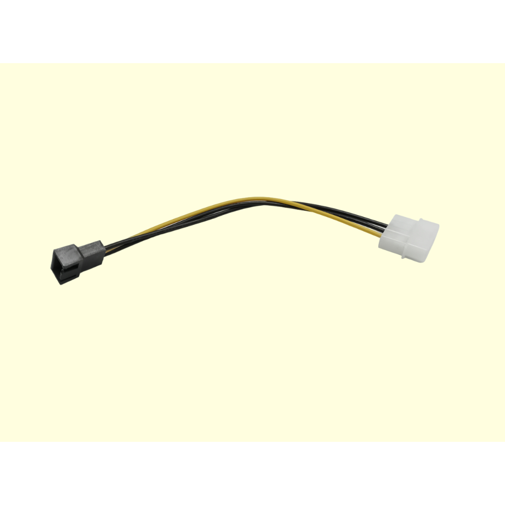 PC FIRST MOLEX MALE to 3-PIN 12V PC CASE FAN POWER ADAPTER CABLE ...