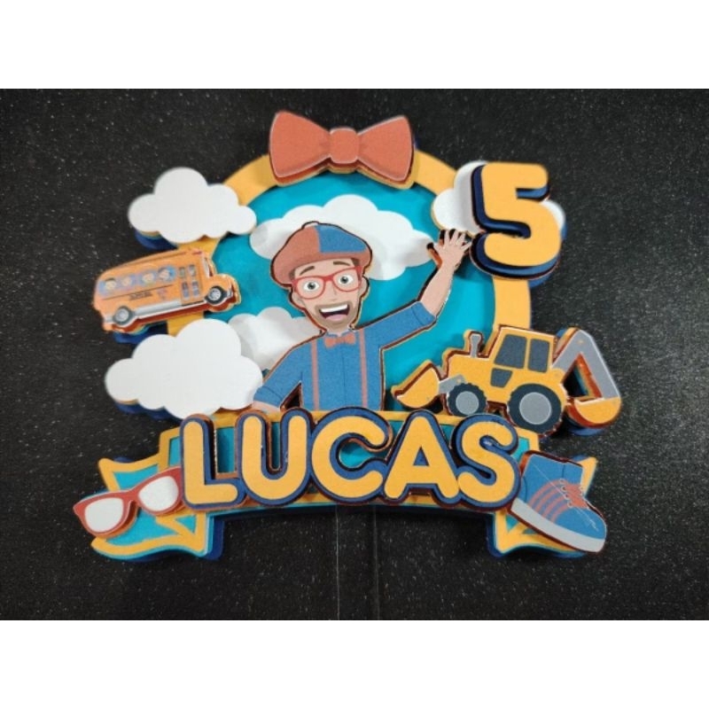 Blippi Customized Cake Topper | Shopee Malaysia