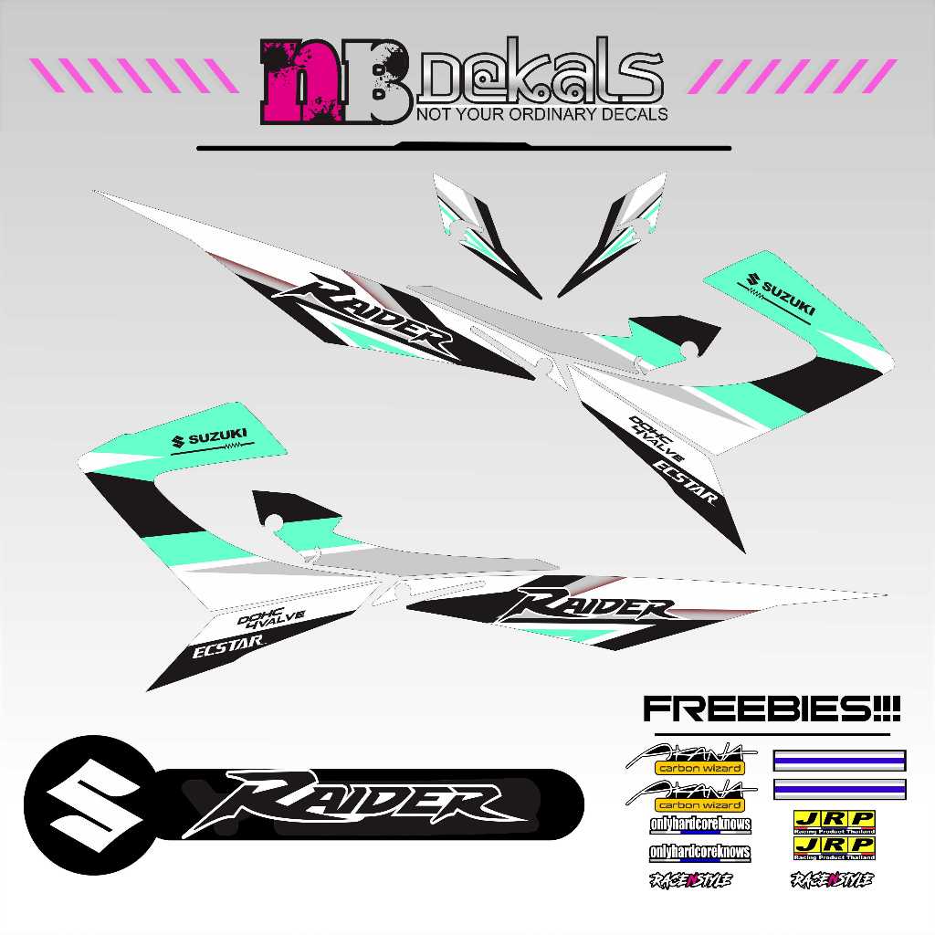RAIDER 150 CARB GEN1 RAIDER 125 DESIGN DECALS | Shopee Malaysia