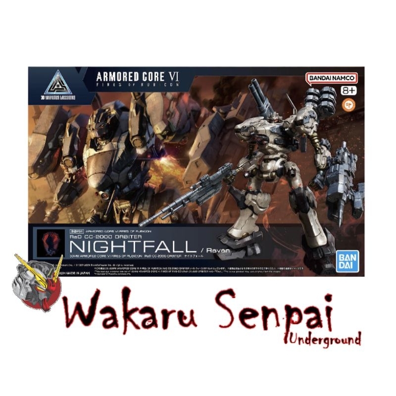 30MM Armored Core VI Fires of Rubicon RaD CC-2000 Orbiter Nightfall ...