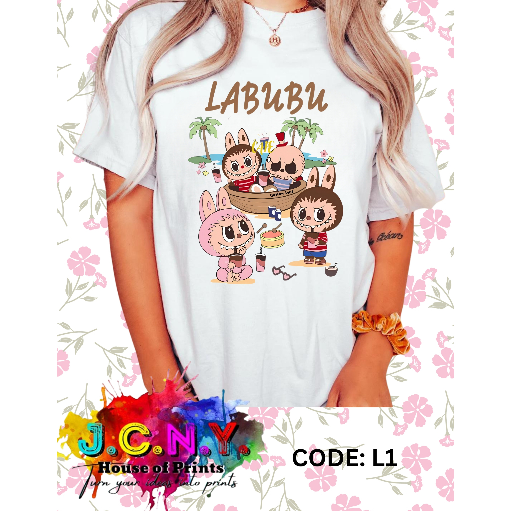 Labubu Tshirt Design/ Sublimation Print/Labubu Women's Tshirt/ Labubu ...