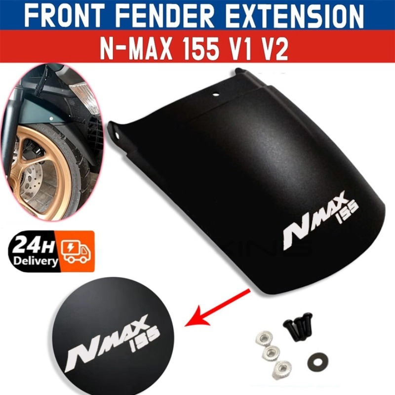 YAMAHA NMAX 155 V1 V2 Front Mudguard Fender Extension With N-MAX 155 ...