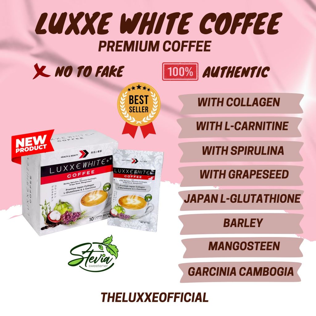 Frontrow Luxxe White coffee Premium Japan Collagen L-Glutathione L ...