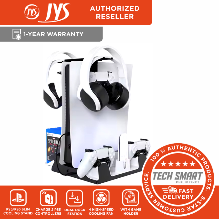 JYS P5130 Vertical Stand For PS5/PS5 Slim Cooling Fan Hub Handle ...