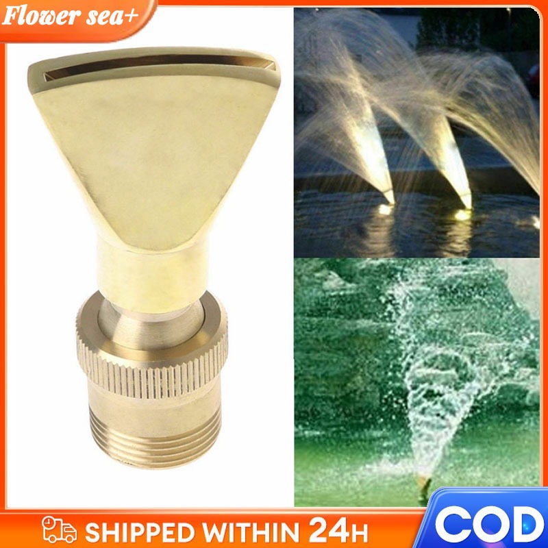 Nozzle Garden Fountain Adjustable Universal Fan Shaped Fountain Nozzle ...