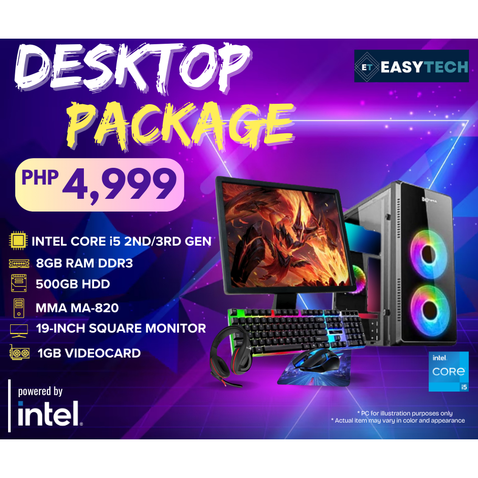 Intel Core i5 2nd/3rd Gen System Unit 8GB RAM 500GB HDD With 1GB ...
