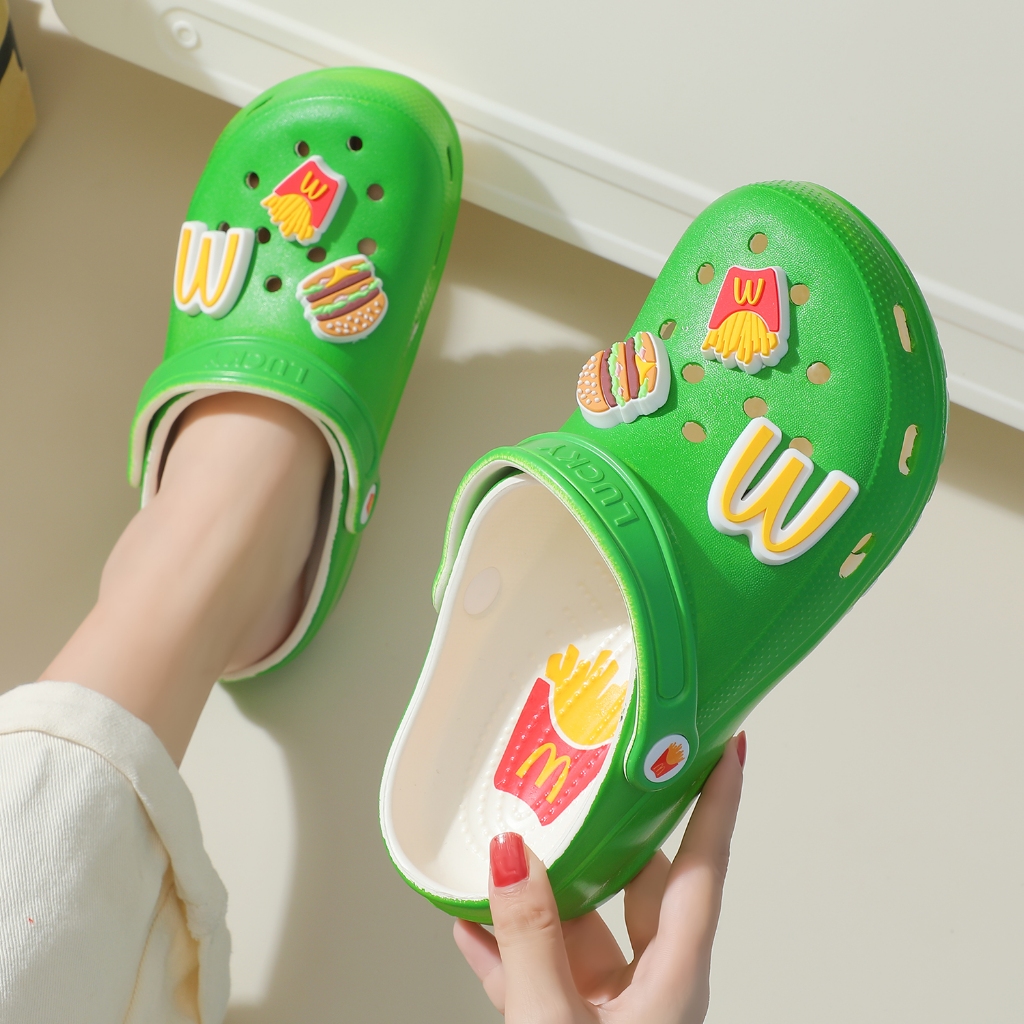 McDonald's Crocs Popular Mcdo Girls Clogs - Breathable and Lightweight ...