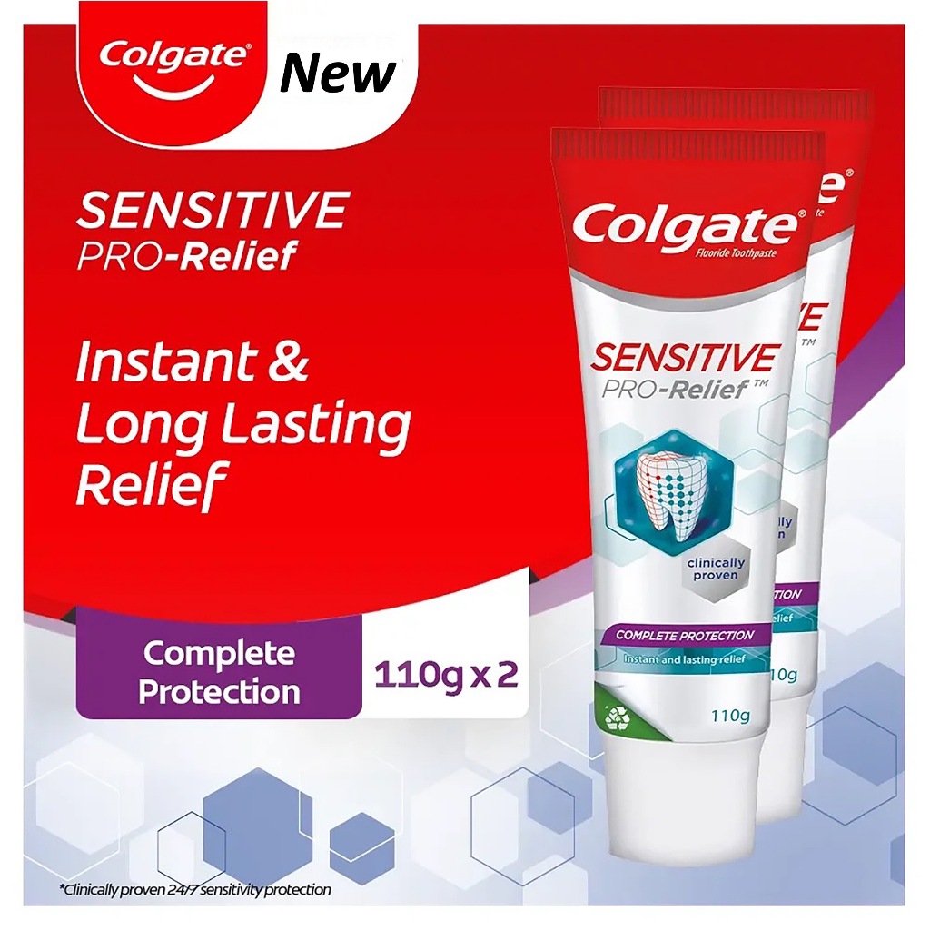 (Twin Pack) Colgate Sensitive Pro-Relief Complete Protection Toothpaste ...