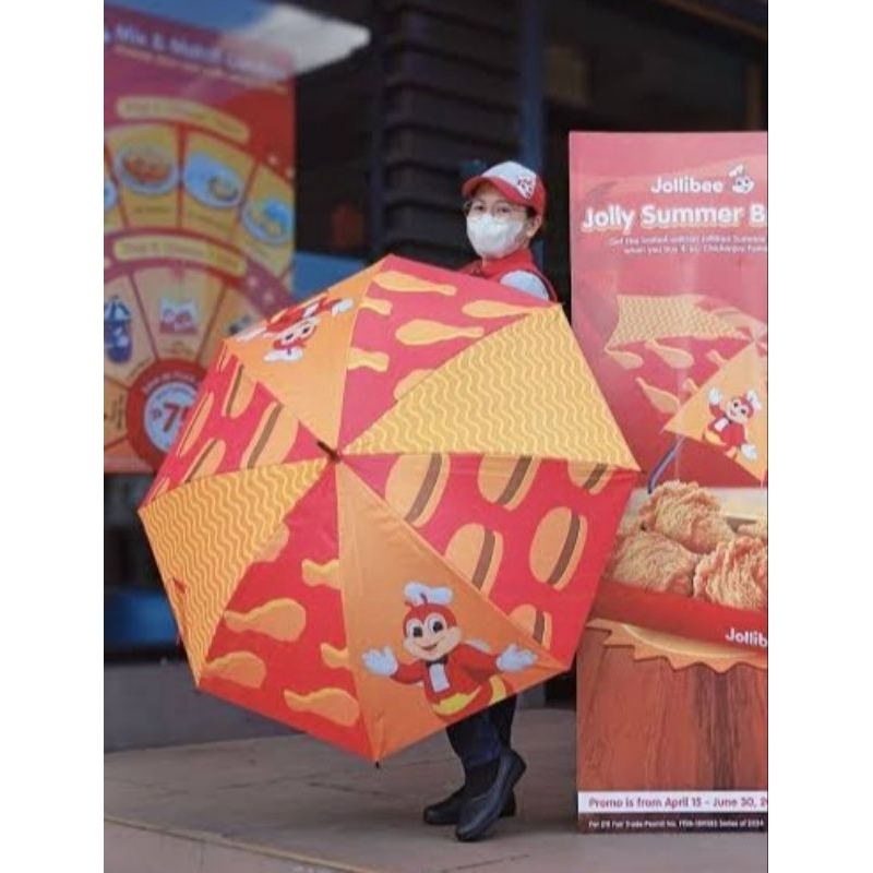 Jollibee Umbrella | Jolly Summer Bundle 2024 | Jollibee Payong ...