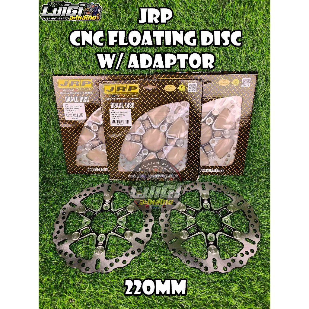 JRP CNC FLOATING DISC GEARTYPE 220MM RAIDER / WAVE / MIO I 125 / MIO ...